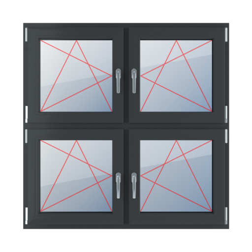 Tilt & turn left, right turn & tilt | Symmetrical division horizontal ...