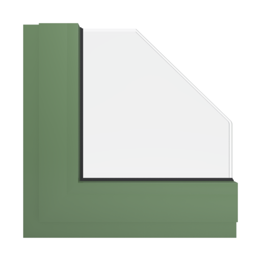 Feneste | Okna | Kolory | Aluminium RAL | RAL 6011 zielony groszkowy Feneste | Okna | Kolory | Aluminium RAL | RAL 6011 zielony groszkowy